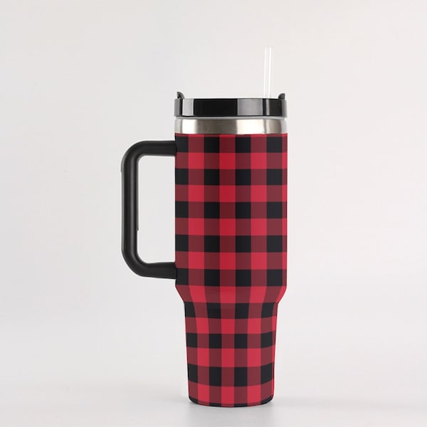 Buffalo Plaid Cups - Etsy