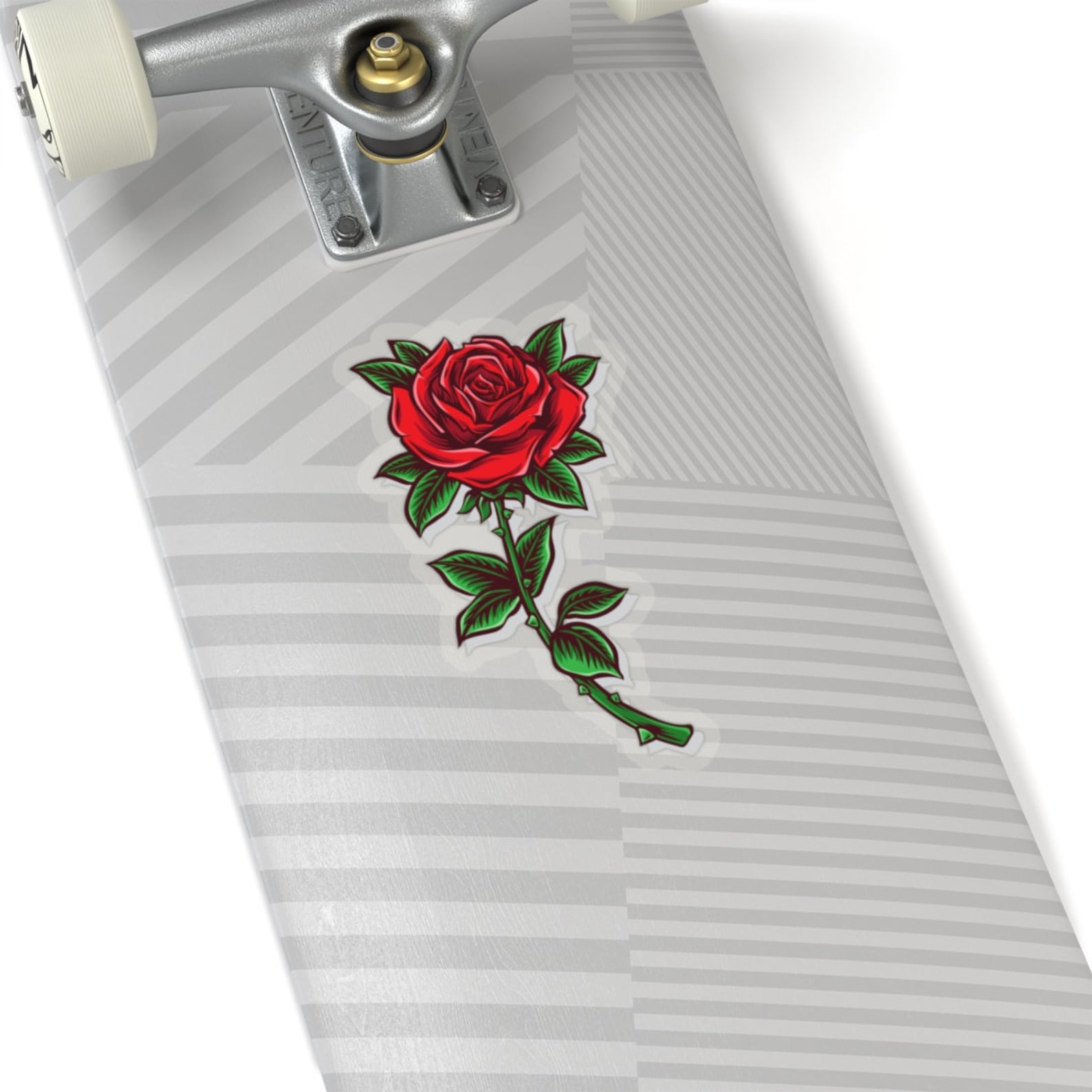 Red Rose Flower Sticker Floral Art Tattoo Laptop Vinyl Cute - Etsy