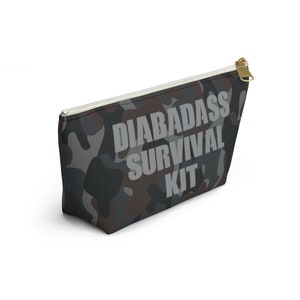 Diabadass Survival Kit Bag, Diabetes Bag, Fun Diabetic Supply Case, Men ...