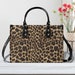 Leopard Shoulder Purse, Animal Cheetah Print Brown Crossbody Vegan ...