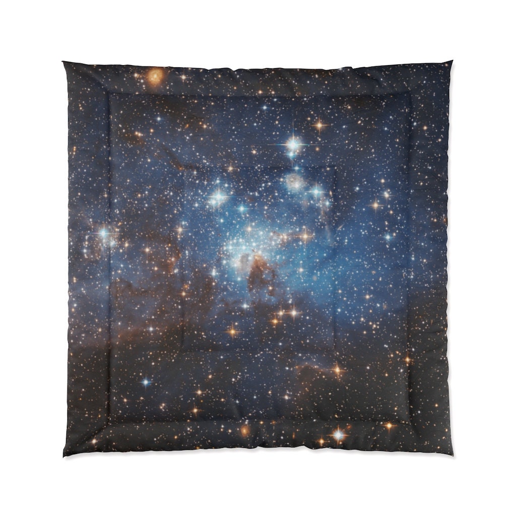Galaxy Space Bed Comforter Celestial Stars Constellation King - Etsy