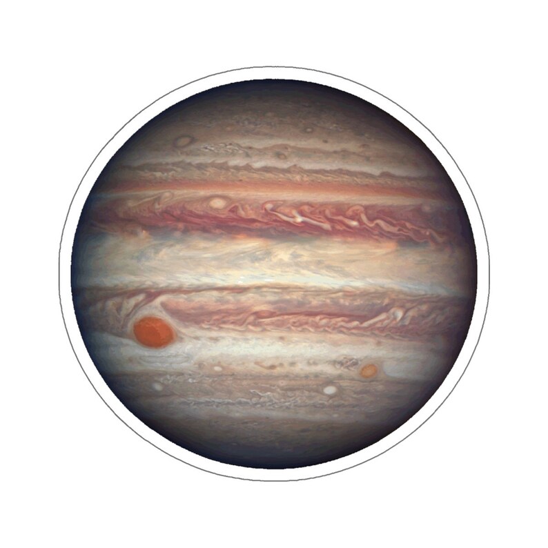 Jupiter Decal Planet Space Stickers Laptop Vinyl Waterproof - Etsy