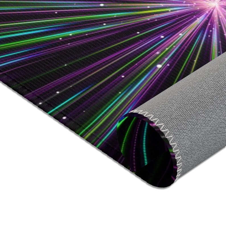 Hyperspace Area Rug Carpet Arcade 90s 80s Space Galaxy Home - Etsy