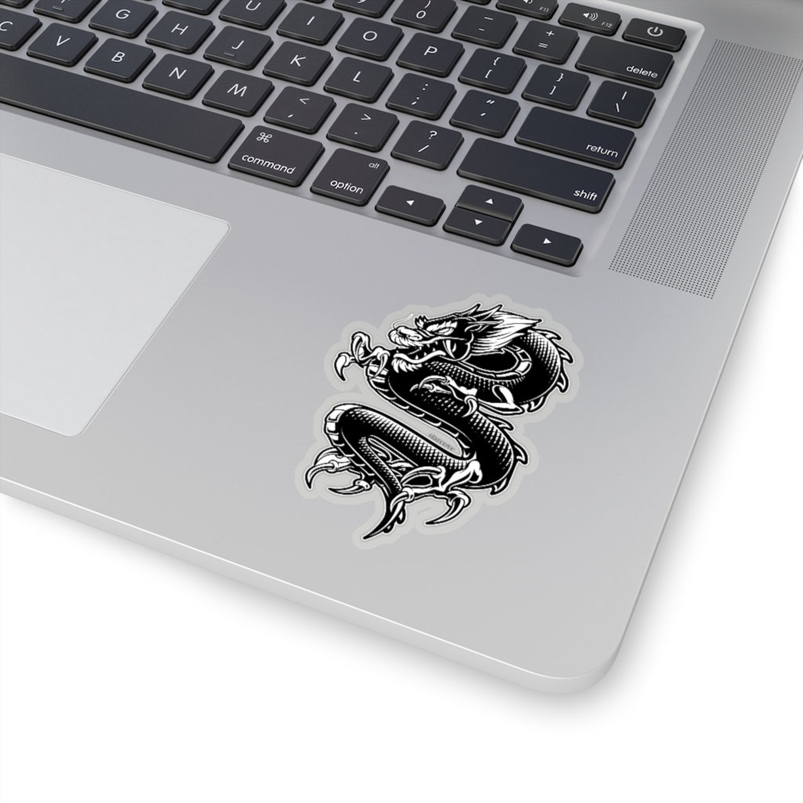 Black Dragon Sticker Tattoo Design Laptop Decal Vinyl Cute - Etsy