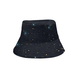 Galaxy Bucket Hat, Constellation Space Stars Cosmic Retro Vintage ...