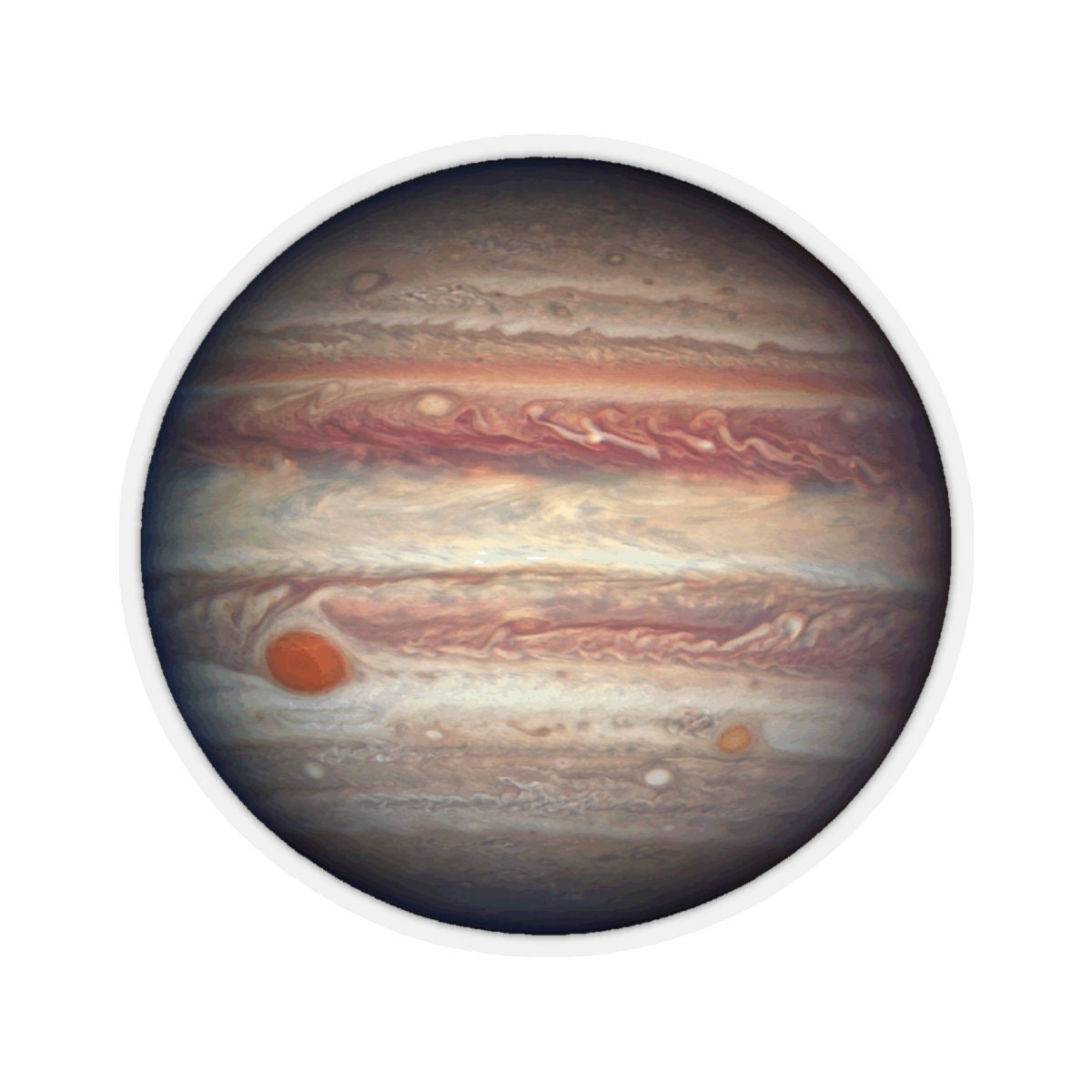 Jupiter Decal Planet Space Stickers Laptop Vinyl Waterproof | Etsy