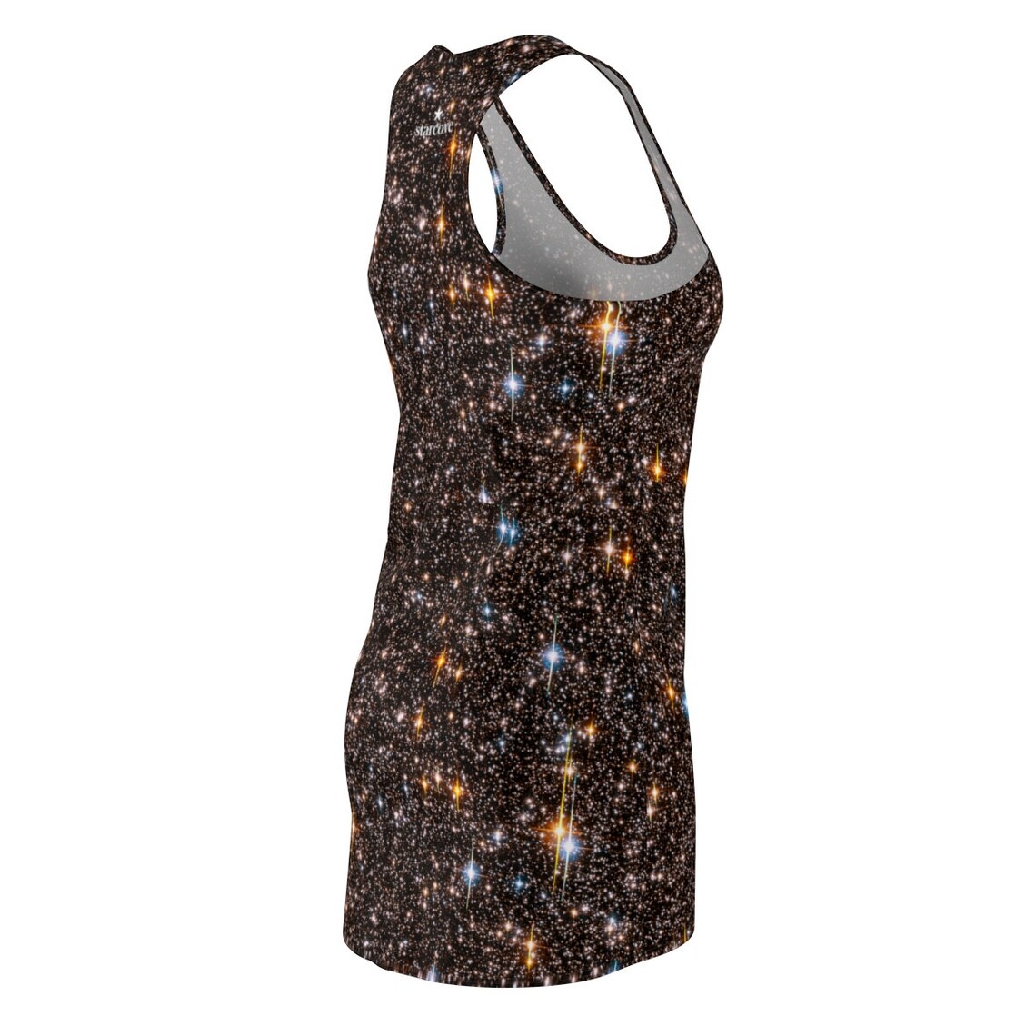 Galaxy Stars Dress Black Galaxy Print Outer Space Dress - Etsy