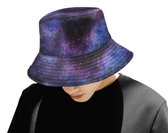 Large Bucket Hat Galaxy - Etsy