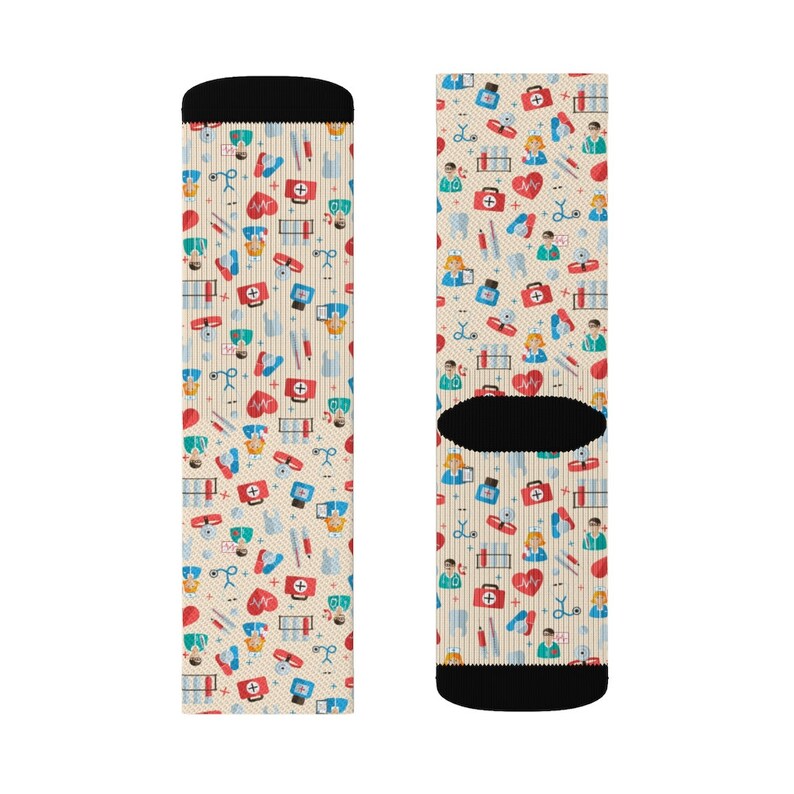 Nurse Doctor Pharmacy Socks Medical Hospital Gift 3D - Etsy