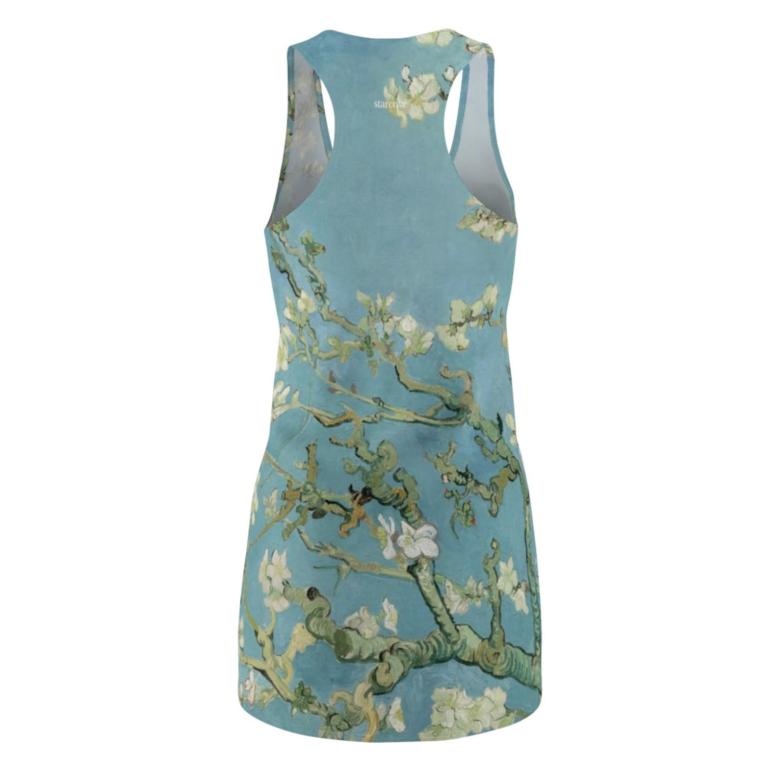 Vintage Floral Dress, Vincent Van Gogh Painting, Fine Art Dress ...