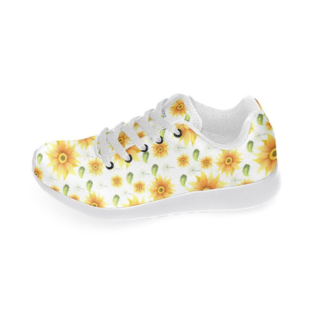 Sunflower Shoes Cute Yellow Flowers Floral Women Sneakers - Etsy