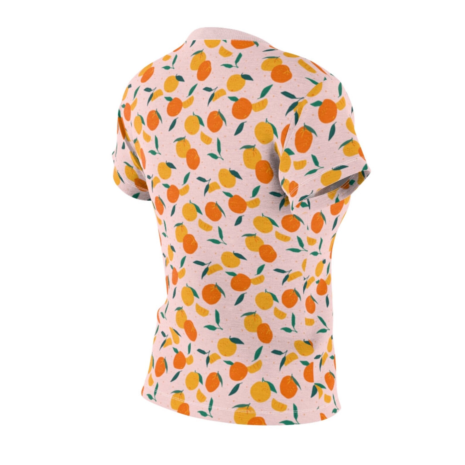 Peach Pattern Women Tshirt Pink Fruit Peaches Designer Adult - Etsy