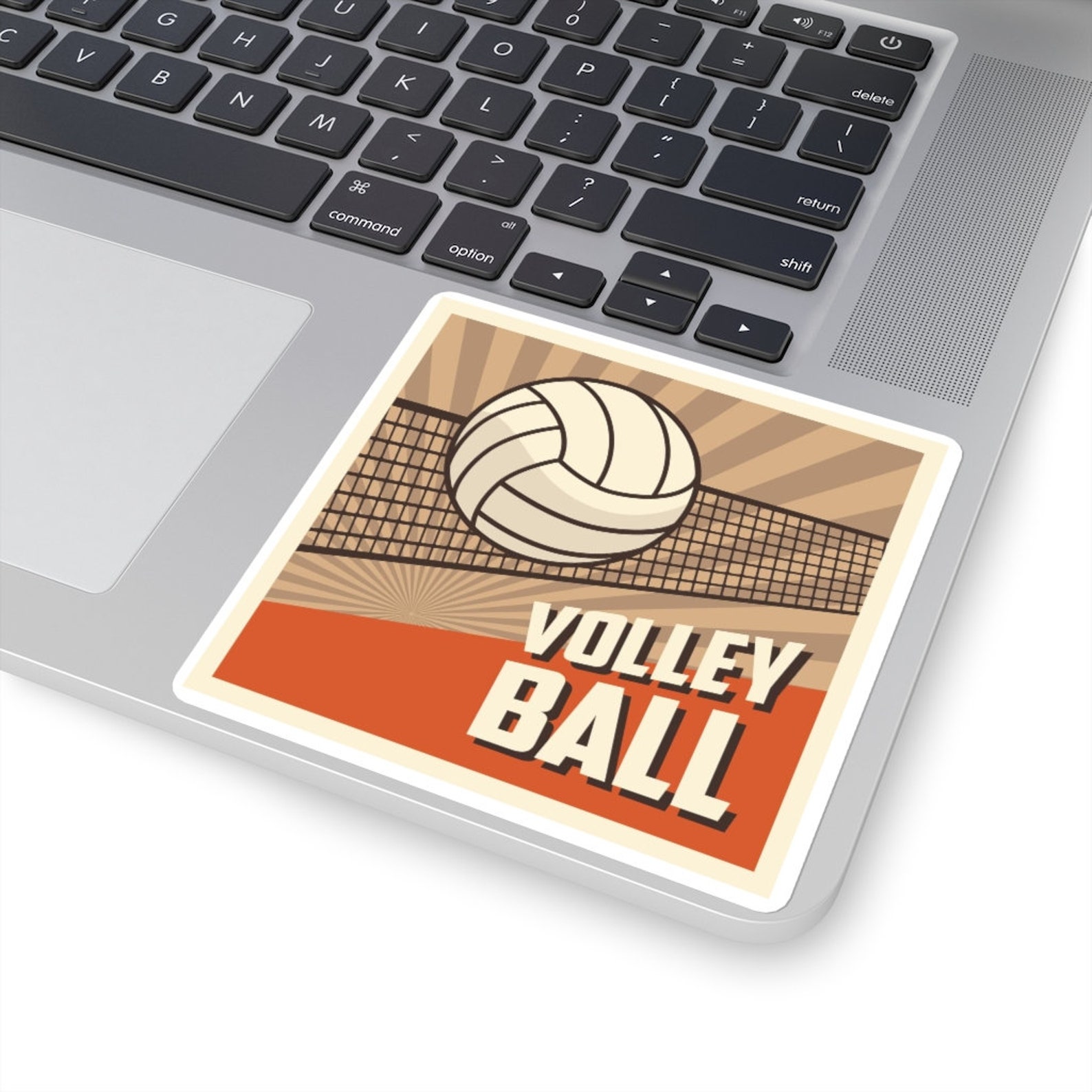 Volleyball Square Stickers Ball Sports Coach Mom Dad Laptop - Etsy