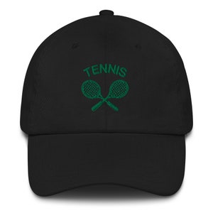 Tennis Hat, Embroidered Vintage Tennis Rackets Men Women Sun Baseball ...
