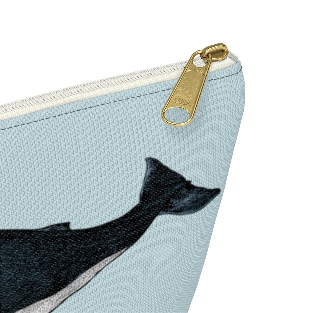 Blue Whale Pouch Bag Canvas Beach Travel Wash Makeup Toiletry - Etsy