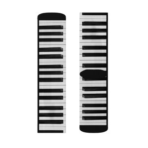 Piano Keys Socks, Fun Musical Player Gift Love Pianist Instrument Music ...