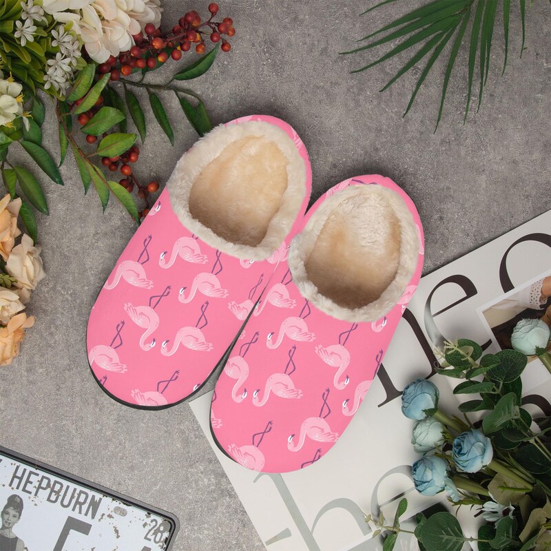 Women's Flamingo Slippers - Etsy