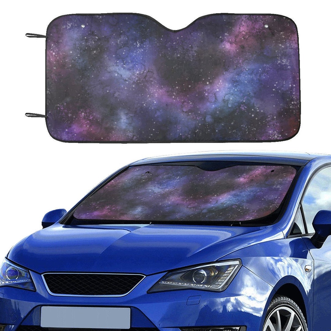 Galaxy Space Windshield Sun Shade, Constellation Car Accessories Auto ...
