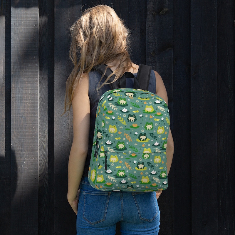 Frog Backpack - Etsy