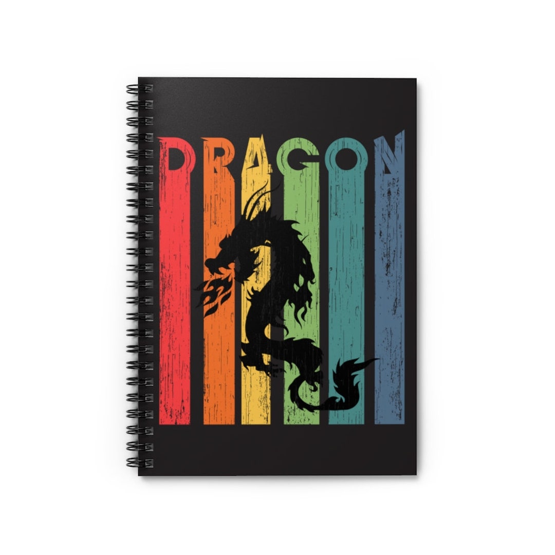 Dragon Spiral Notebook, Campaign Japanese Design Journal Characters ...