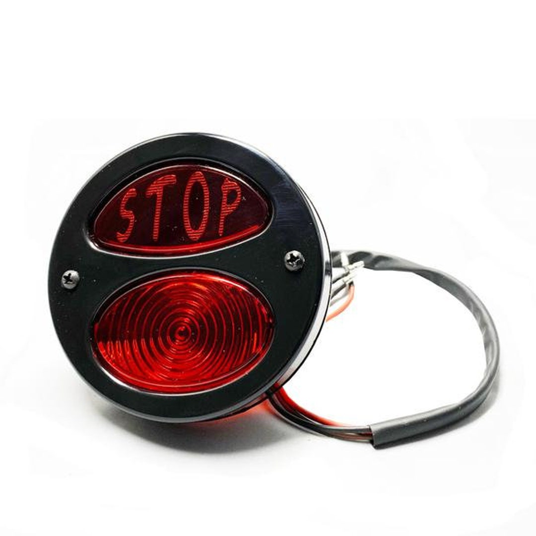 Custom Vintage Style Bobber Brake License Plate Brake Light - Etsy