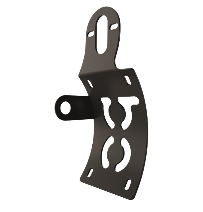 UNIVERSAL Vertical License Plate Bracket CURVED With Brake - Etsy