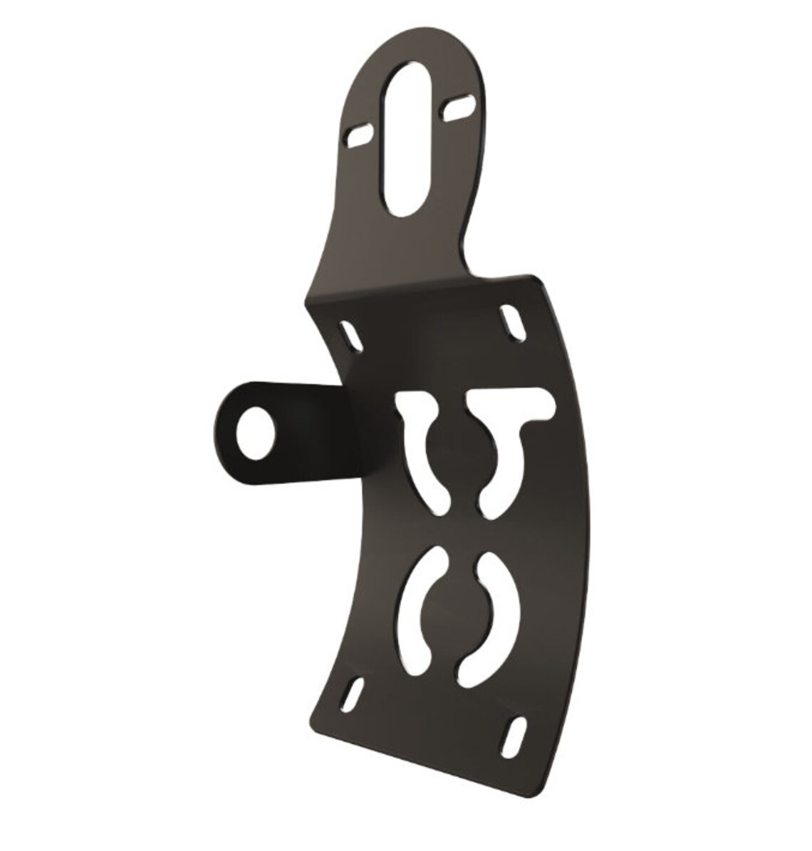 UNIVERSAL Vertical License Plate Bracket CURVED With Brake - Etsy