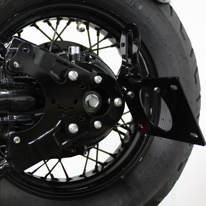 Multi-fit Horizontal License Plate Bracket With Brake Light - Etsy
