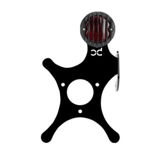 Multifit European License Plate Bracket With Brake Light - Etsy