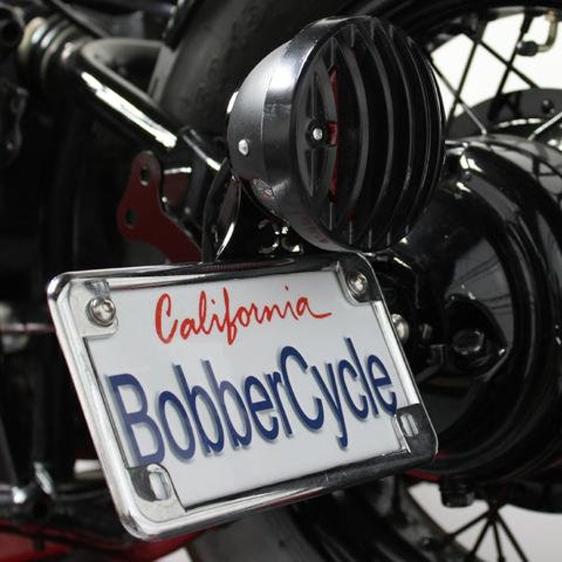 Multi-fit Horizontal License Plate Bracket for Motorcycles Bracket Only ...