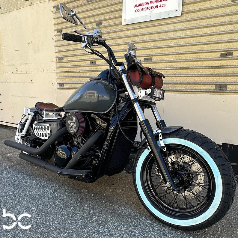 Kawasaki Vulcan VN1500 Leather Bobber SOLO Seat Conversion Kit + 16 ...
