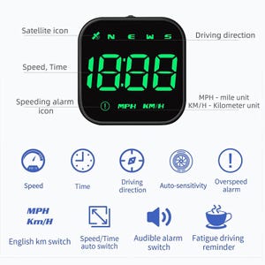 Honda Shadow Vt1100c2 Digital Digital GPS Speedometer Speedo Relocation ...