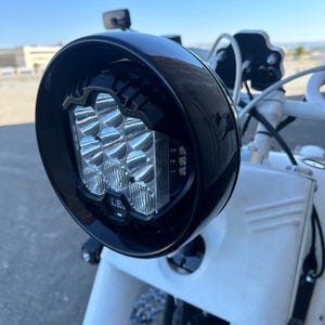 Harley Softail / Fatboy 2000-2017 Headlight Bracket Adapter + BC6 Pro ...