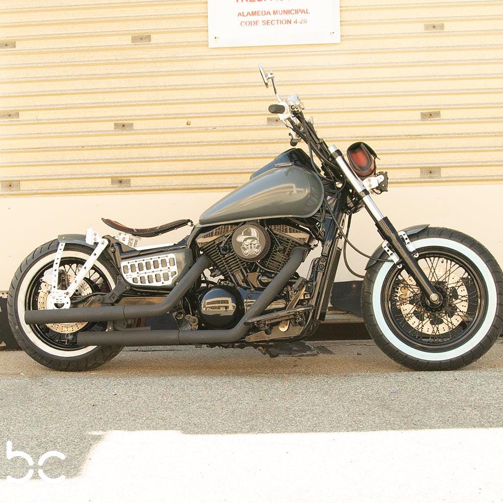 Kawasaki Vulcan VN1500 Leather Bobber SOLO Seat Conversion Kit + 16 ...