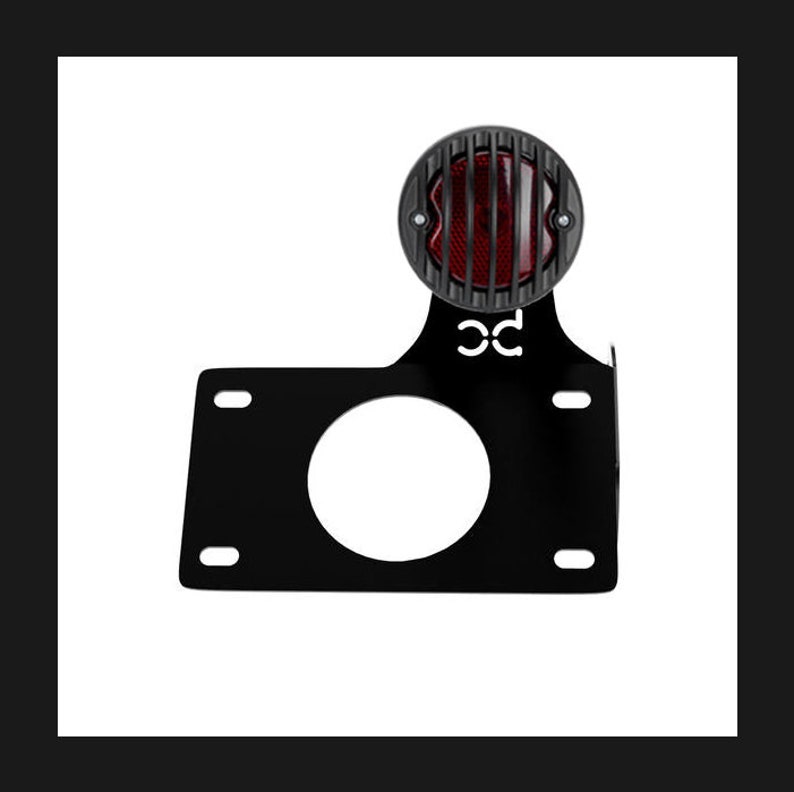 Multi-fit Horizontal License Plate Bracket With Brake Light - Etsy