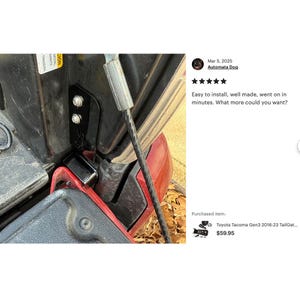 Toyota Tacoma Gen4 2024 Tailgate Deck Lid Anti-theft Security Lock - Etsy