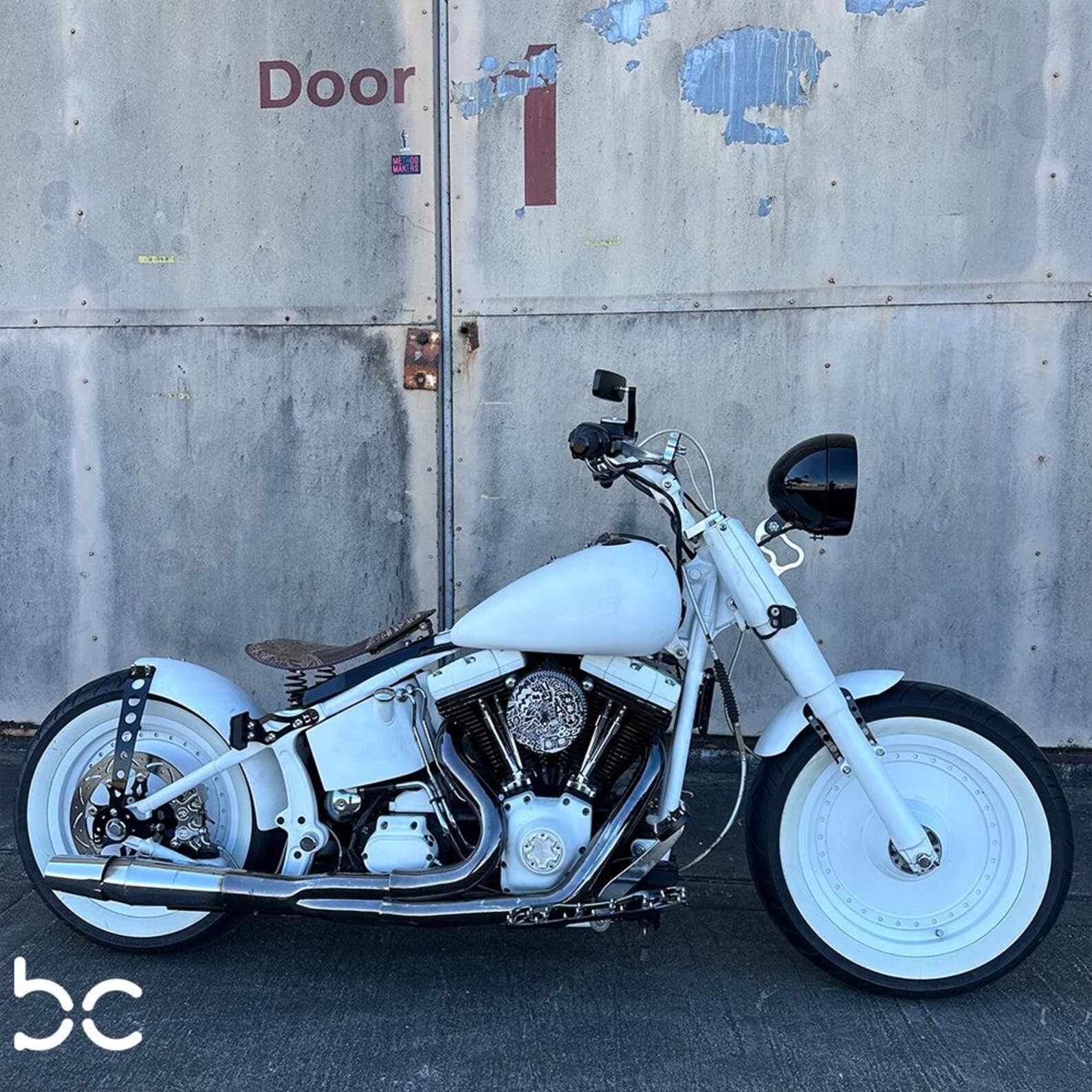 Harley Softail / Fatboy 2000-2017 Headlight Bracket Adapter + BC6 Pro ...