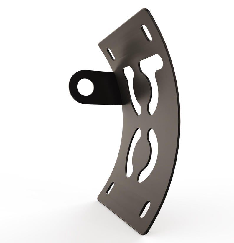 Custom Part UNIVERSAL Vertical License Plate Bracket (CURVED) - Etsy