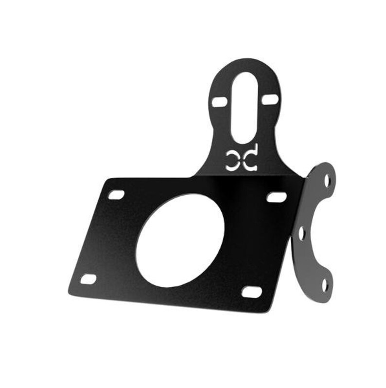 Multi-fit Horizontal License Plate Bracket With Brake Light - Etsy