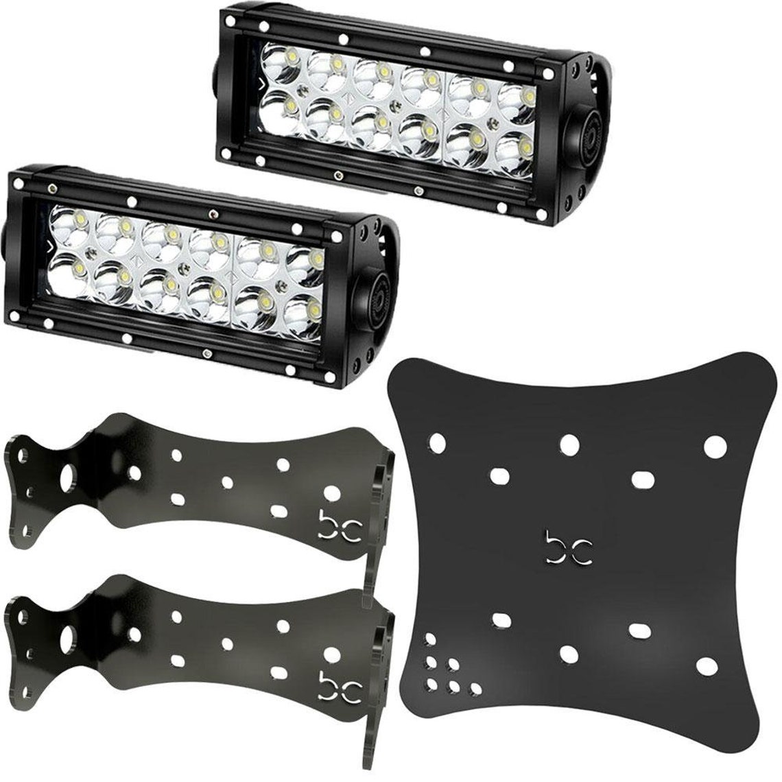 Multi-fit LED Light Bar Combo LED 7 Light Bar 2pcs - Etsy