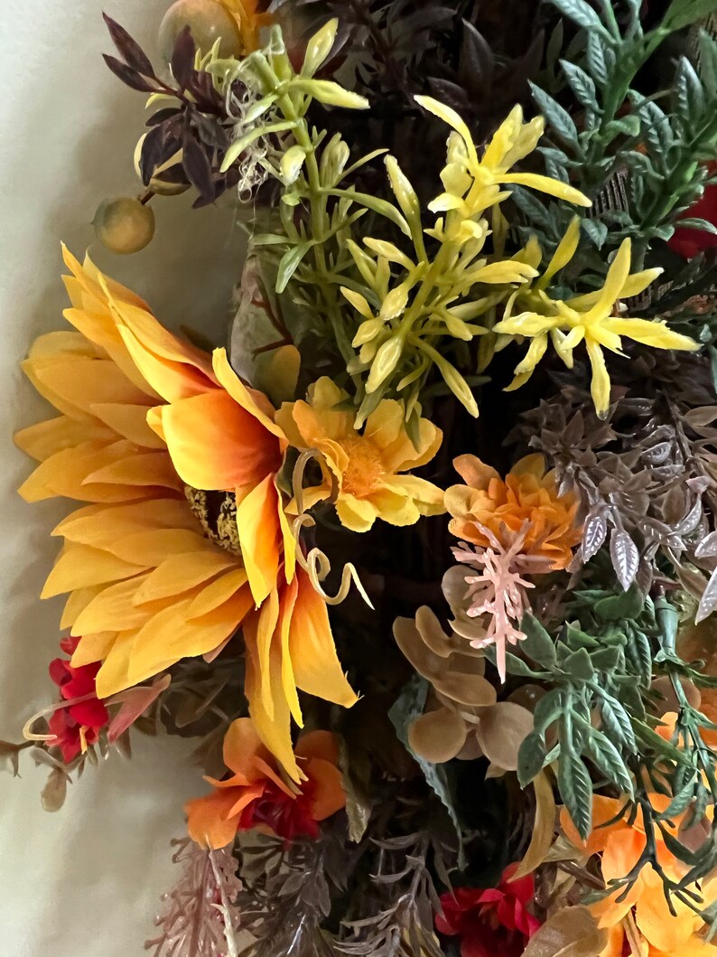 Welcome Fall Grapevine Wreath - Etsy