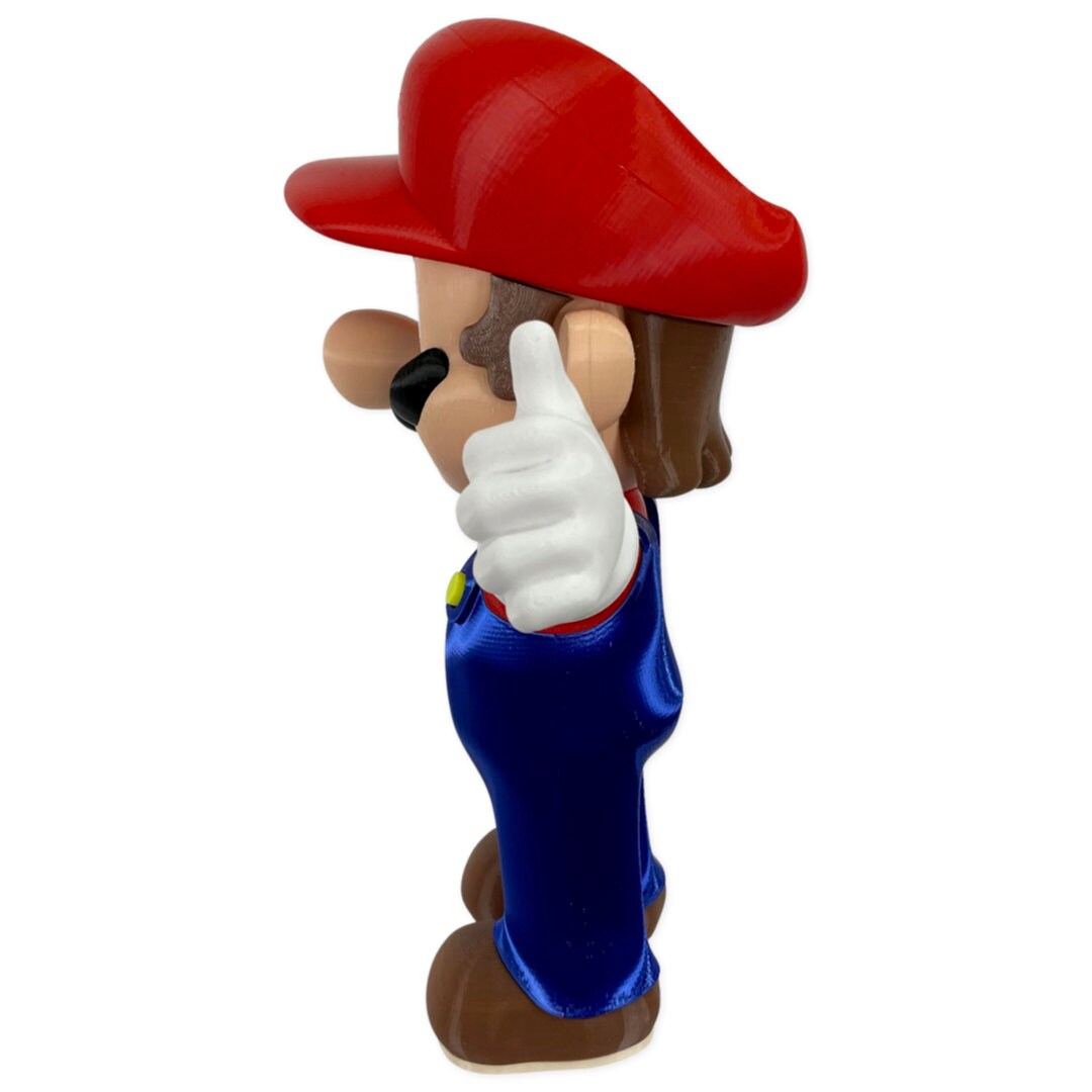 15" 3D Printed Nintendo Mario Bros Character Sculpture Figure Statue - Etsy
