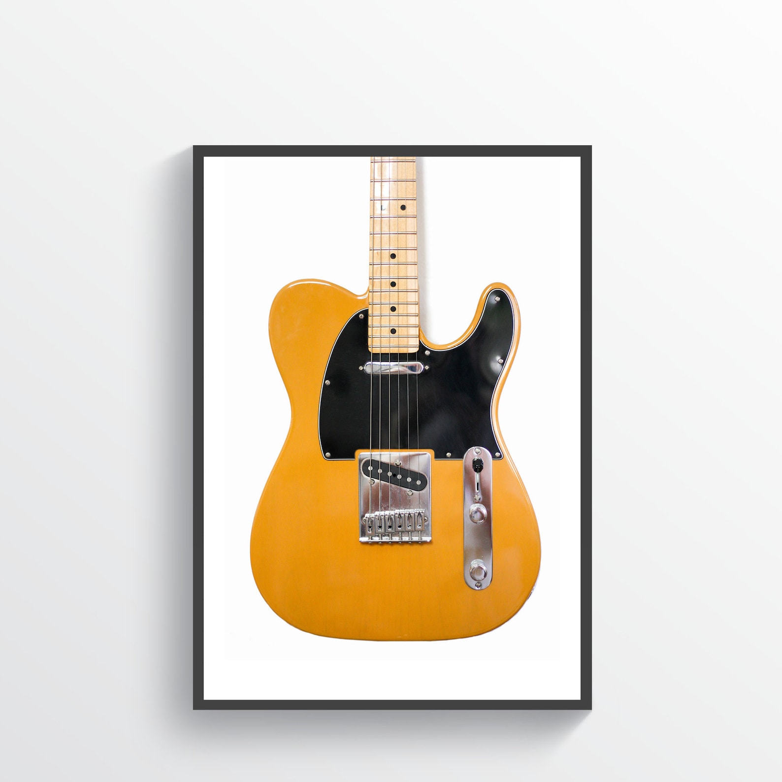 Fender Telecaster, Downloadable Print, Wall Decor, Home Decor, Guitar ...