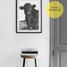 Cow Print, Downloadable Print, Large Poster, Rustic Decor, Farm Animal ...