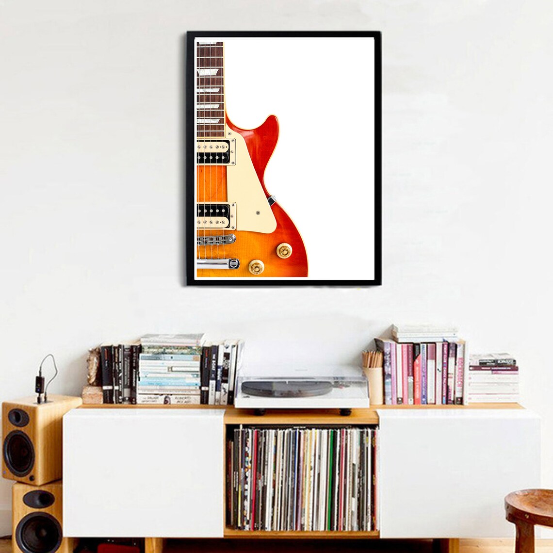 Gibson Les Paul Print, Downloadable Print, Wall Decor, Home Decor ...