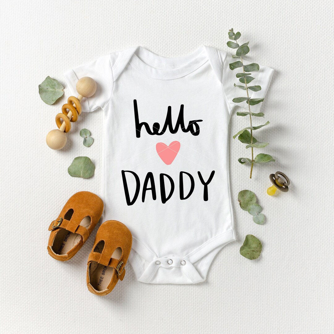 Hello Daddy Svg File, Svg Cut File, Instant Download Silhouette/cricut ...