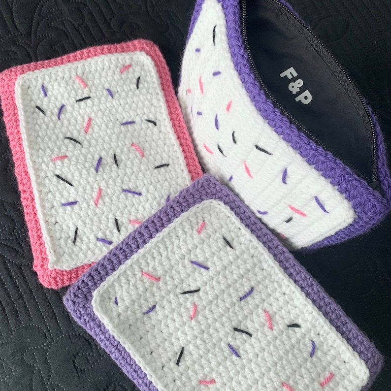 Poptart Pouch (2 Sizes) *PDF PATTERN - CROCHET* - Etsy