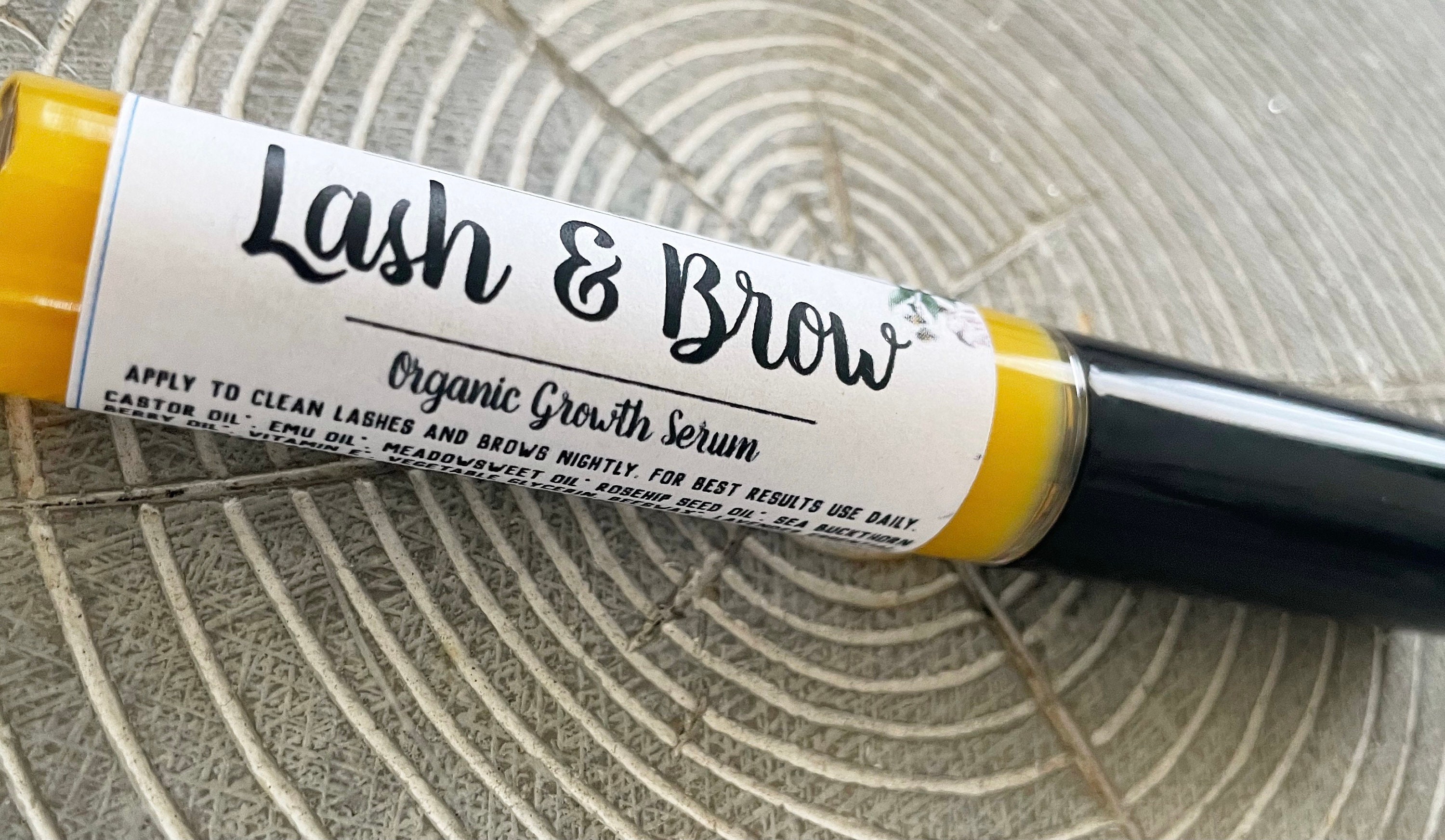 Lash Brow Serum Eyebrow And Eyelash Growth Castor Oil Etsy