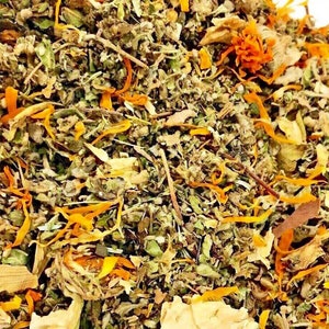 No.10 Herbal Blend Mix: Yarrow, Calendula, Chamomile, Lotus Organic ...