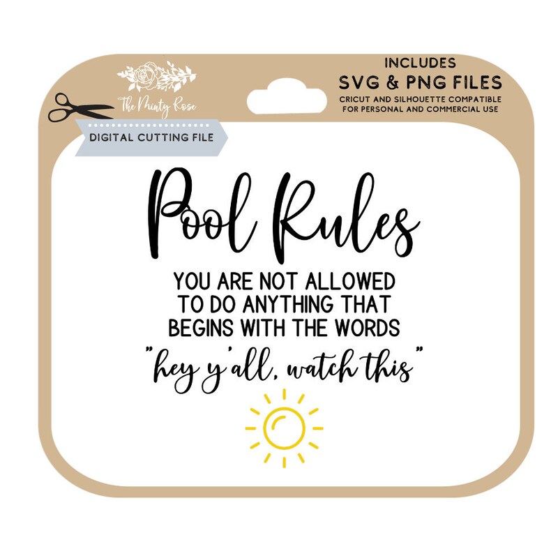 Funny Pool Signs - Etsy